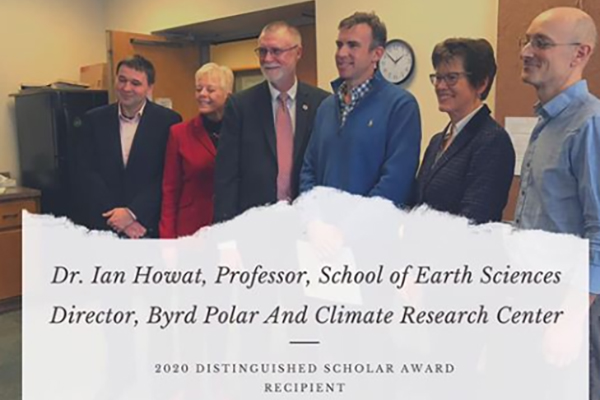 Professor Ian Howat Receives University Distinguished Scholar Award ...