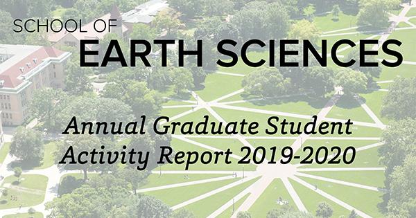 Earth Sciences 2019-2020 Graduate Student Report Now Available ...