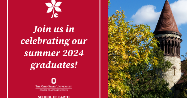Congratulations Summer 2024 Earth Sciences Graduates! | School of Earth ...